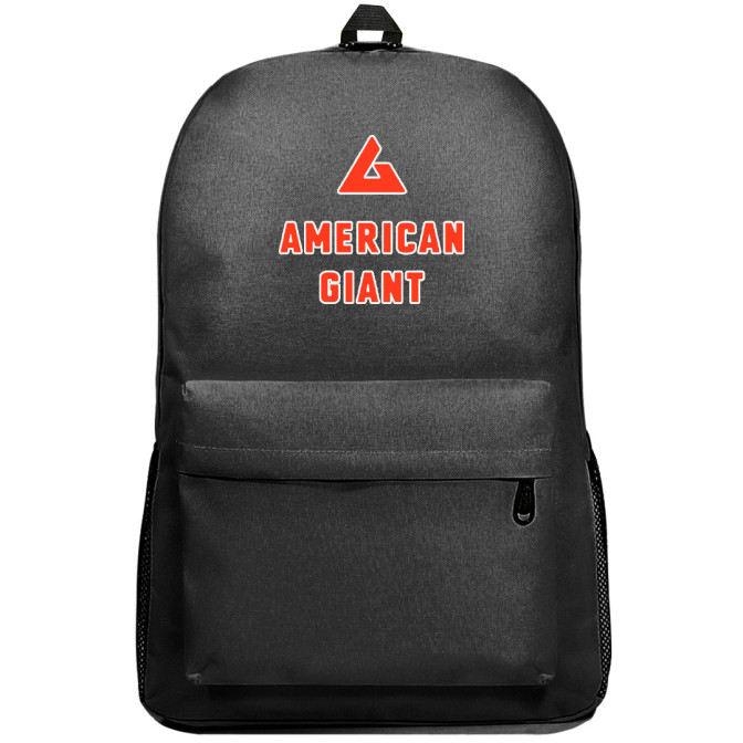 American Giant Backpack SuperPack - American Giant Orange Logo | Trendapack