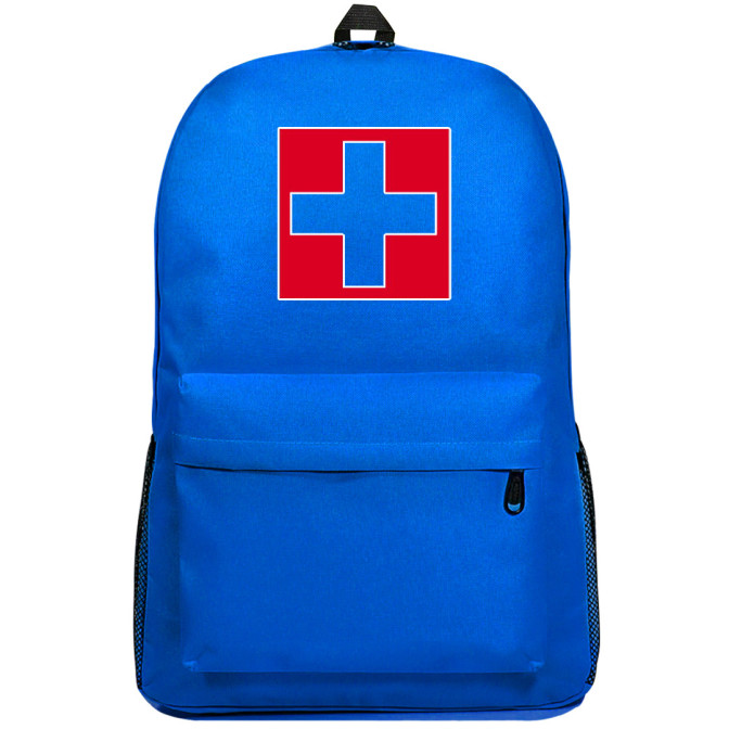 Famous Watch Brand Swatch Backpack SuperPack - Swatch Red Symbol ...
