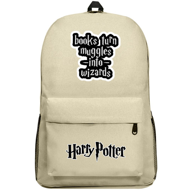Harry Potter Backpack SuperPack - Books Turn Muggles Into Wizards ...