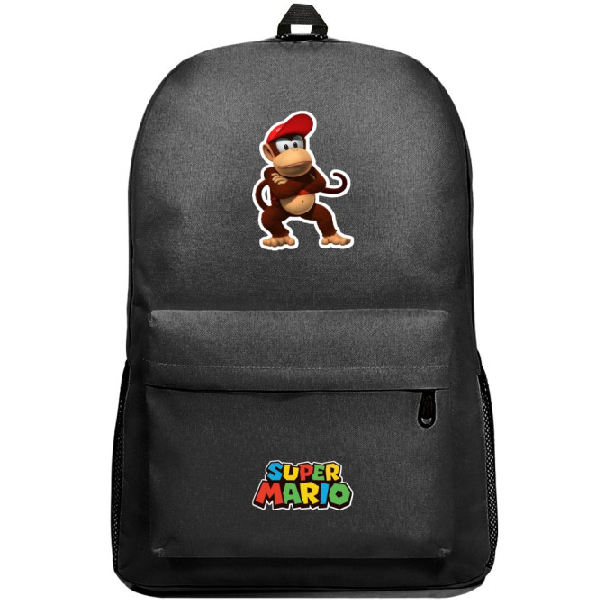Super Mario Diddy Kong Backpack SuperPack - Diddy Kong Sticker Art ...
