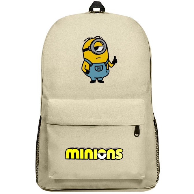 Minions Stuart Backpack SuperPack - Stuart Thumbs Up Cartoon Art ...