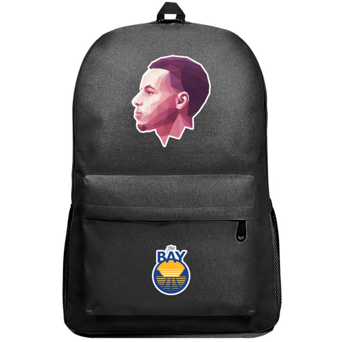 NBA Stephen Curry Backpack SuperPack - Stephen Curry Side WPap Art ...