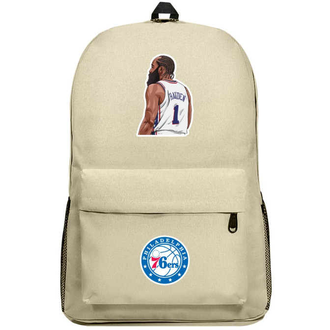 NBA James Harden Backpack SuperPack - James Harden Back Sticker Art ...