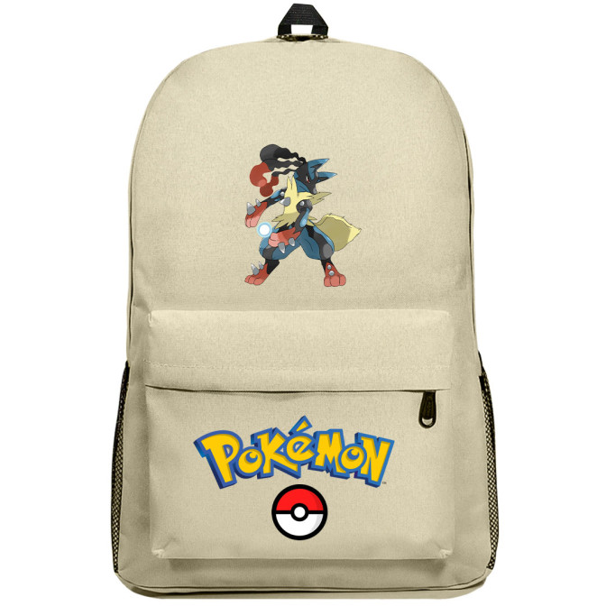 Pokemon Mega Lucario Backpack SuperPack - Mega Lucario Cartoon Art ...