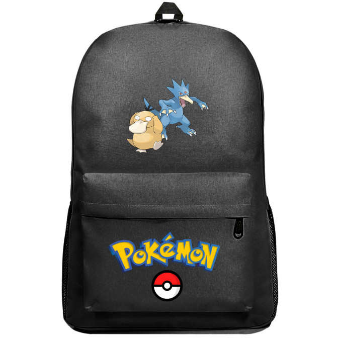 Pokemon Backpack SuperPack - Psyduck Golduck Evolution Cartoon Art ...