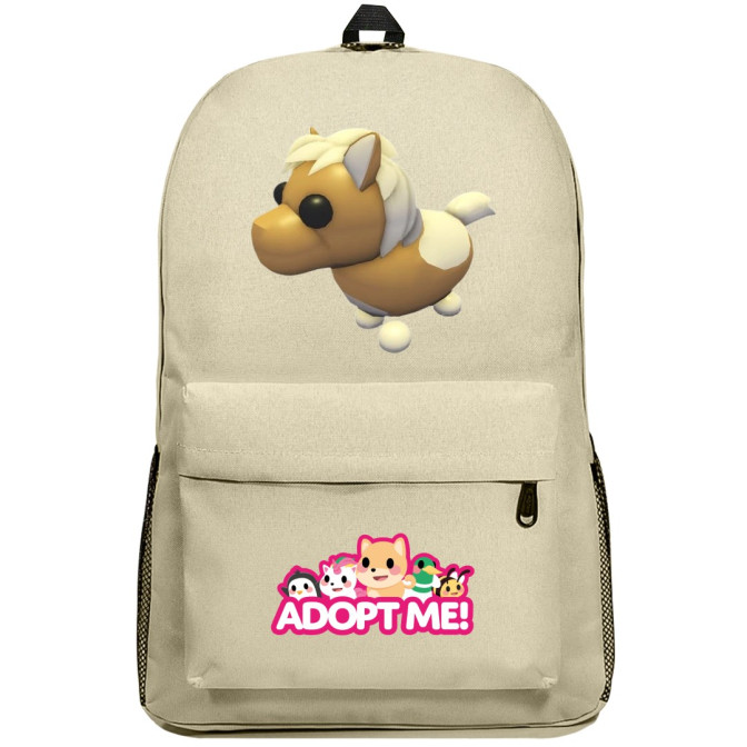 Roblox Adopt Me Pony Backpack SuperPack - Pony Light Brown 3D Art ...