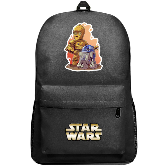 Star Wars Backpack SuperPack - Star Wars C3P0 and R2D2 Chibi ...