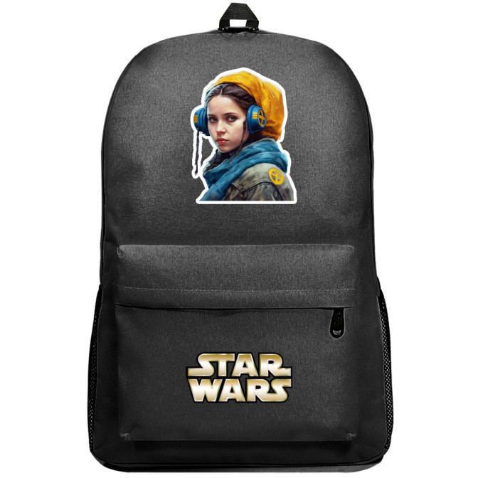 Star Wars Jyn Erso Backpack SuperPack - Jyn Erso Side Portrait | Trendapack
