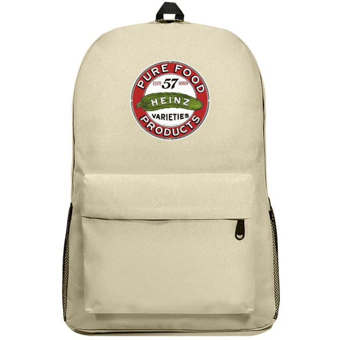 Heinz Backpack SuperPack - Heinz Pure Food Retro Round Sticker | Trendapack