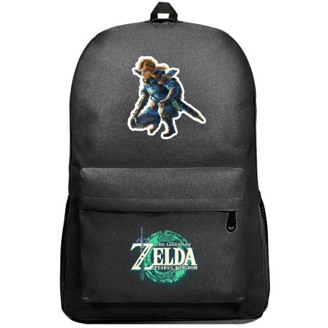 The Legend of Zelda Link Backpack SuperPack - Link Sitting Side ...