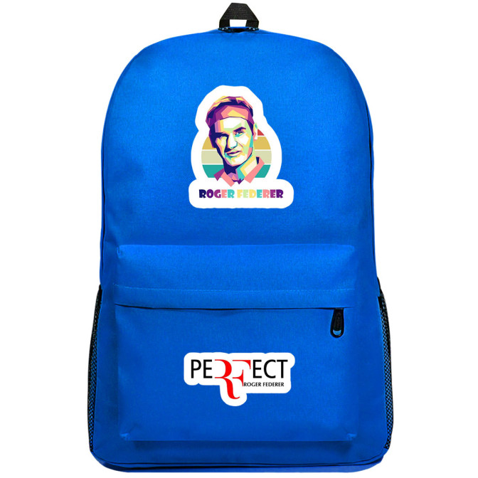 Roger Federer Backpack SuperPack - Roger Federer Mosaic Art Style ...