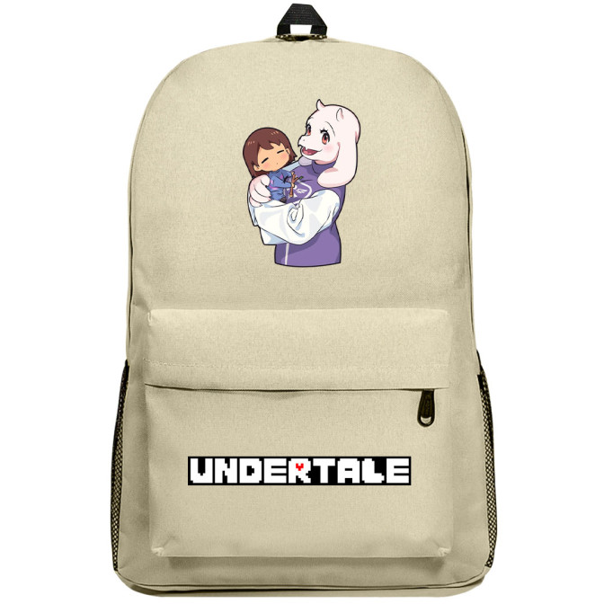 Undertale Backpack SuperPack - Toriel And Frisk Sticker Art | Trendapack