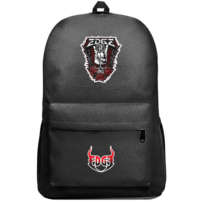 WWE Edge Backpack SuperPack - Edge Logo Sticker Art | Trendapack