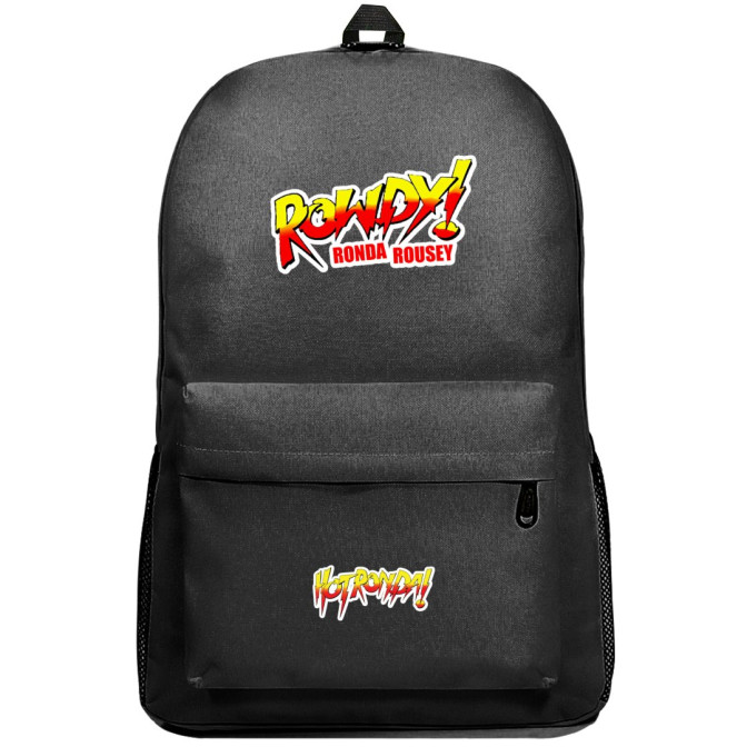 WWE Ronda Rousey Backpack SuperPack - Ronda Rousey Logo Sticker Art ...