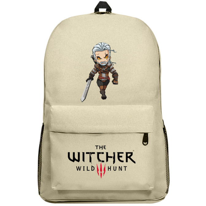 The Witcher Geralt Backpack SuperPack - Geralt of Rivia Chibi Art ...
