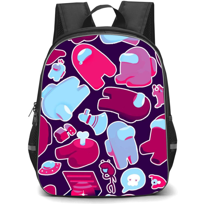 Among Us Backpack StudentPack - Among Us Cute Pattern Pop Art Style On ...