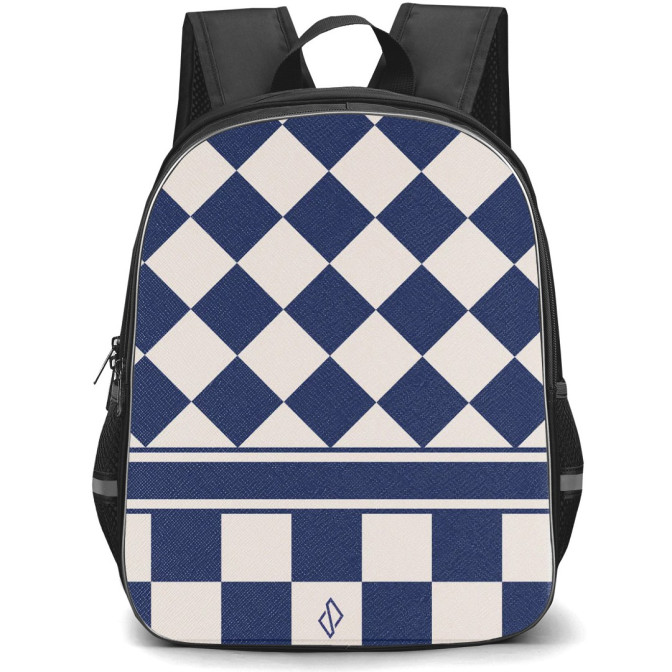 Burga Art Pattern Backpack StudentPack - Burga Check And Mate Pattern ...