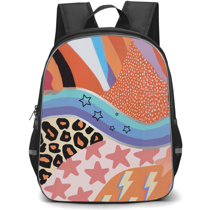 Casely Art Pattern School Backpack StudentPack - Casely Mixed Swatch ...