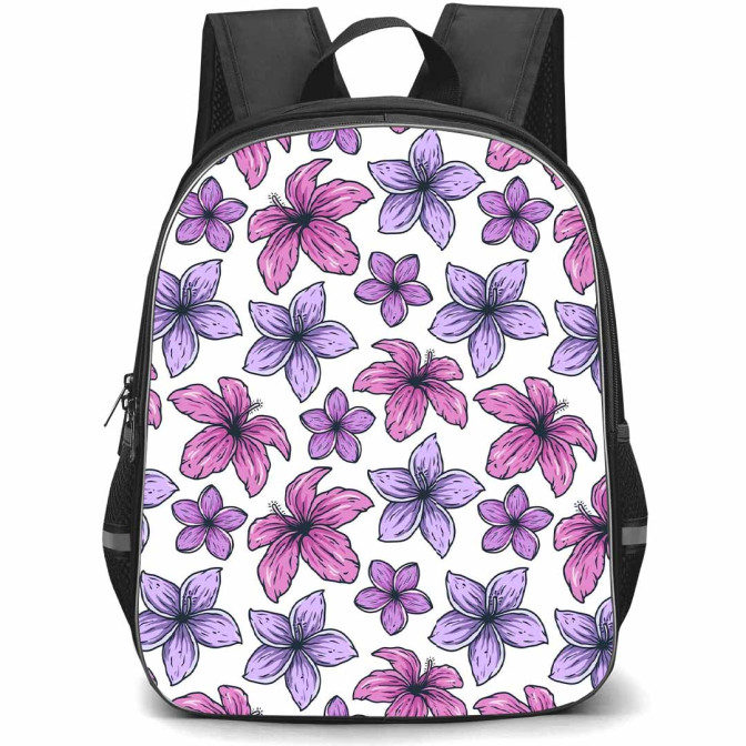 Floral Pattern Art School Backpack StudentPack - Floral Pattern Hawaii ...