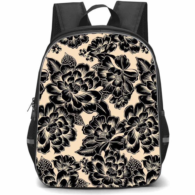 Floral Pattern Art School Backpack StudentPack - Floral Pattern ...