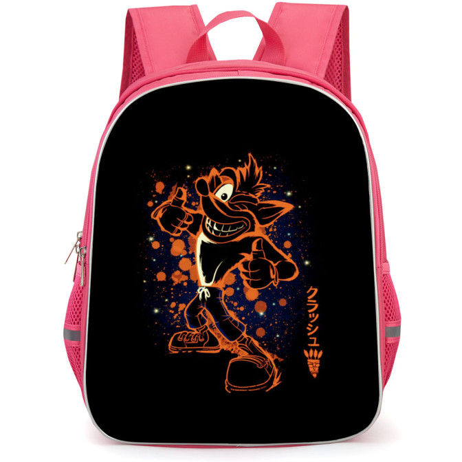 Crash Bandicoot Crash School Backpack StudentPack - Crash Portrait Neon ...