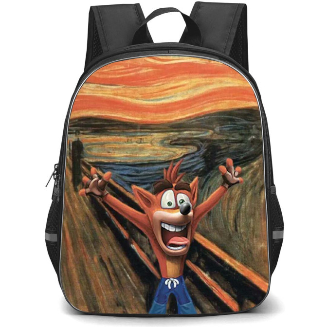Crash Bandicoot Crash School Backpack StudentPack - Crash The Scream ...