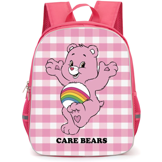 CareBears Cheer Bear Backpack StudentPack - Cheer Bear Pink Checked ...