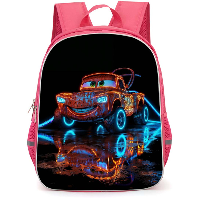 Cars Mater Backpack StudentPack - Mater Cyberpunk Effect Poster ...