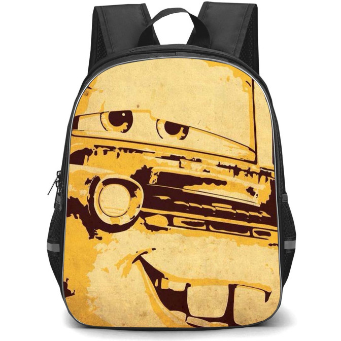 Cars Mater Backpack StudentPack - Mater Minimalist Grunge Poster ...