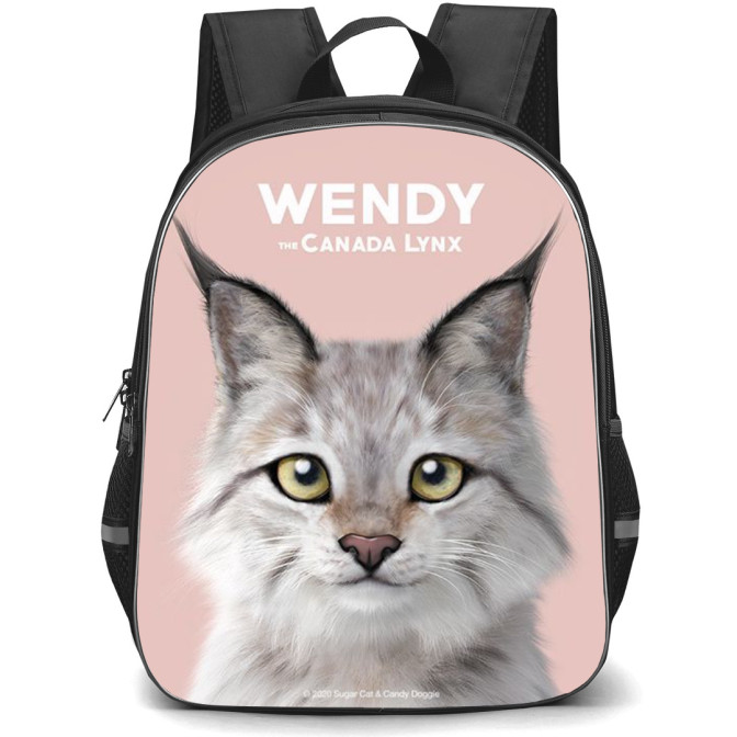 The Canada Lynx Cat Backpack StudentPack - Wendy The Canada Lynx Cat ...