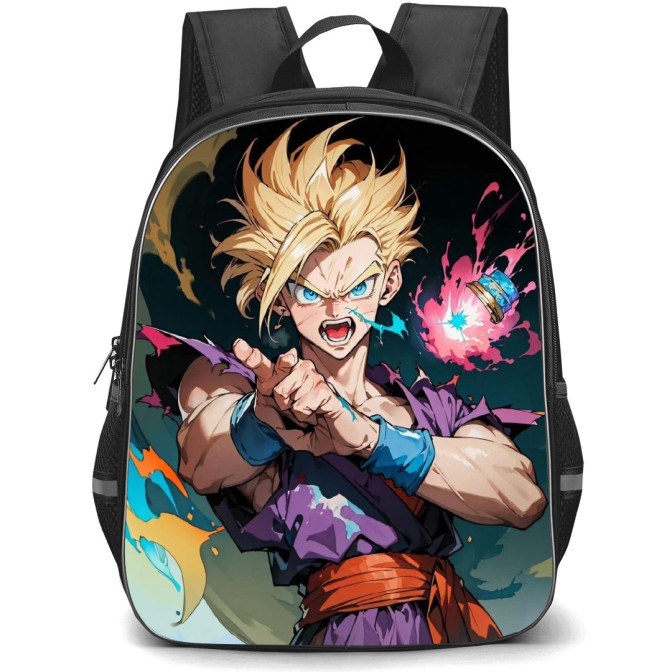 Dragon Ball Gohan School Backpack StudentPack - Gohan Shouting Portrait ...