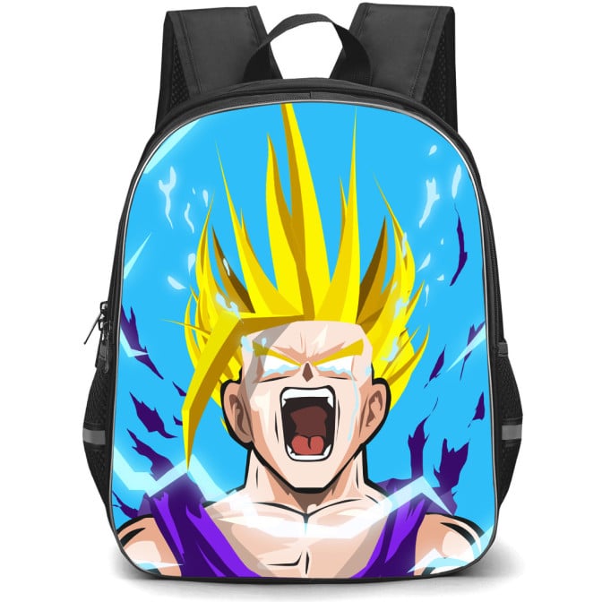 Dragon Ball Kid Gohan Backpack StudentPack - Super Saiyan 2 Kid Gohan ...