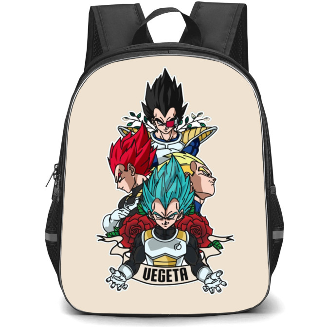 Dragon Ball Vegeta Backpack StudentPack - Vegeta Different Forms ...