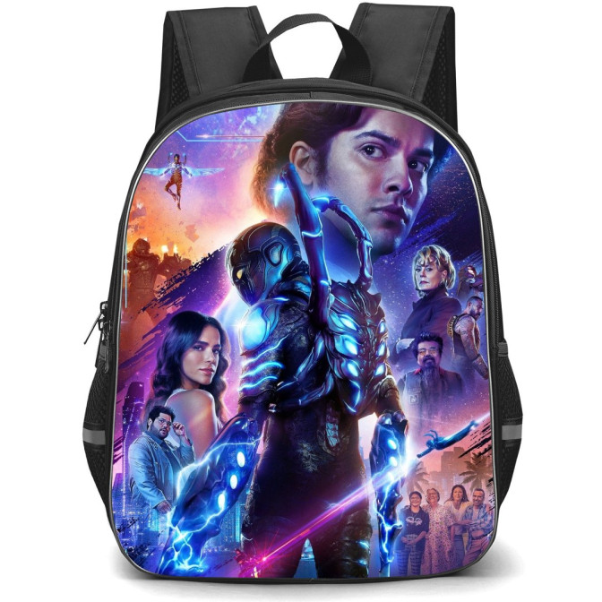Blue Beetle Backpack StudentPack - Blue Beetle Movie Poster | Trendapack