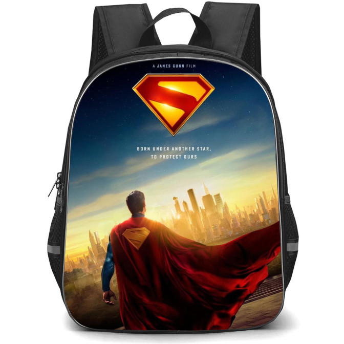 DC Comics Superman Backpack StudentPack - Superman Born Under The Star ...