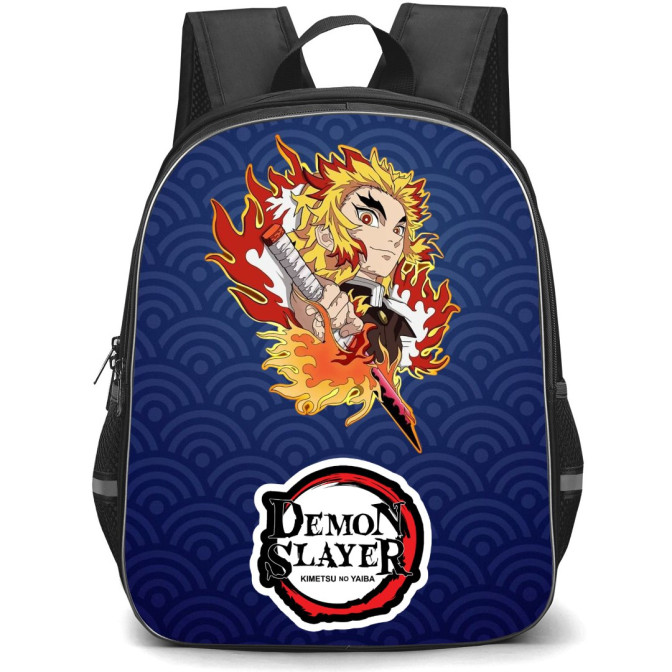 Demon Slayer Kyojuro Rengoku Backpack StudentPack - Kyojuro Rengoku ...