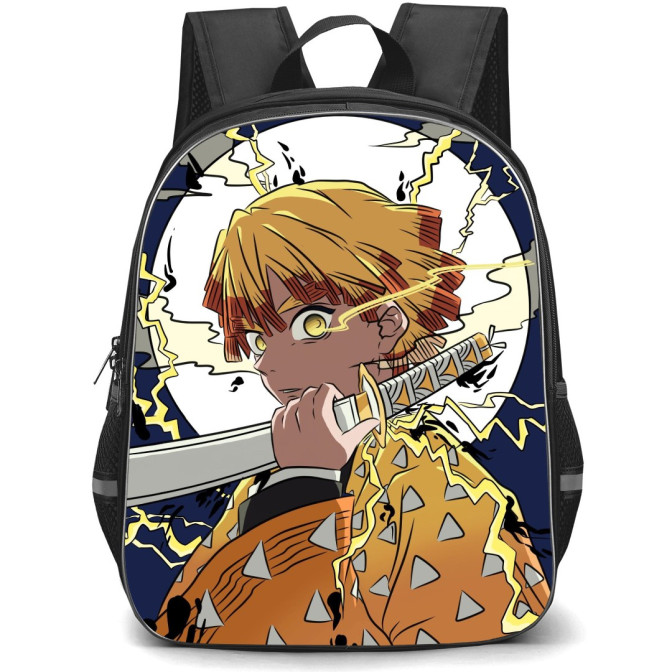 Demon Slayer Zenitsu Agatsuma Backpack StudentPack - Zenitsu Agatsuma ...