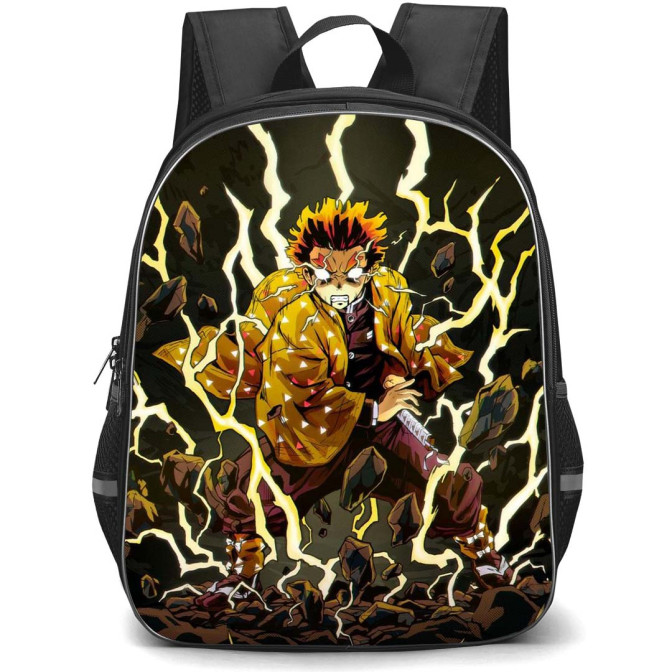 Demon Slayer Zenitsu Agatsuma Backpack StudentPack - Zenitsu Agatsuma ...