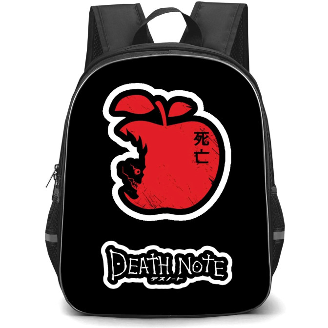 Death Note Backpack StudentPack - Death Apple Sticker | Trendapack