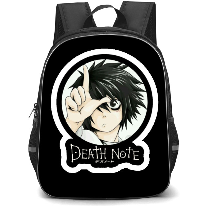 Death Note L Backpack StudentPack - L Chibi Sticker | Trendapack