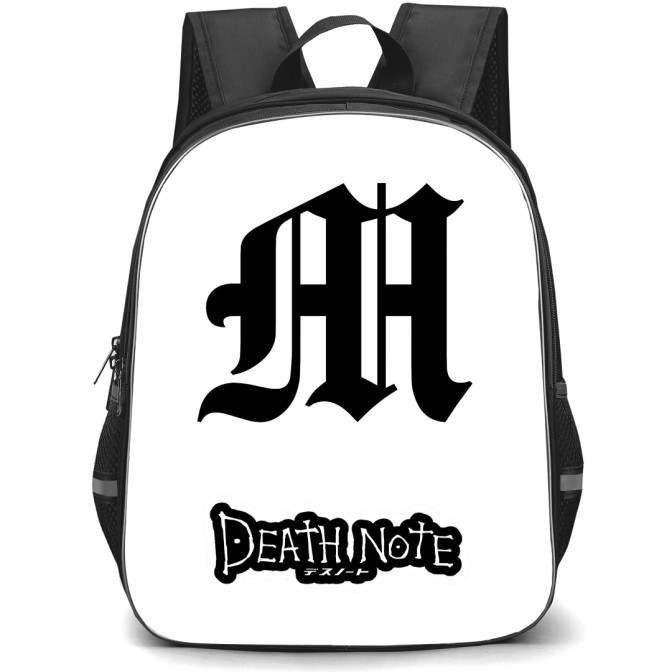Death Note Mello Backpack StudentPack - Mello Logo On Black Background ...