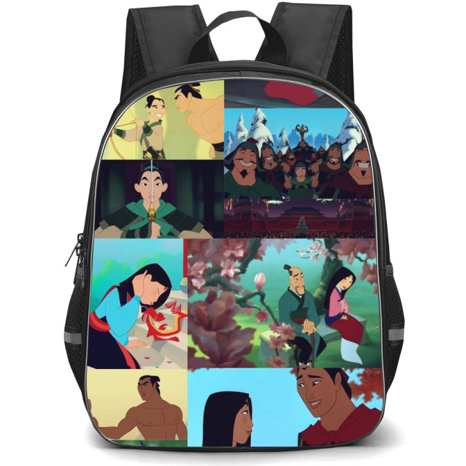 Disney Mulan Backpack StudentPack - Mulan Characters Collage | Trendapack