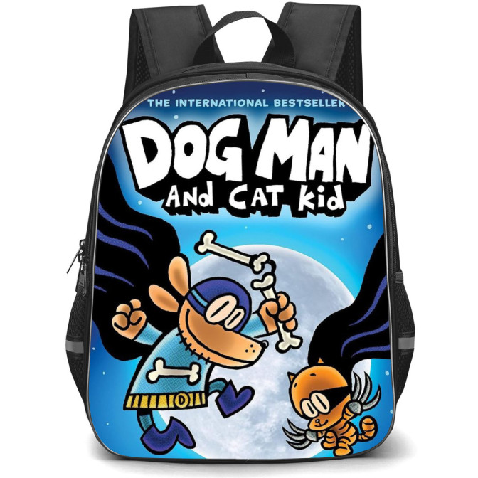 Dog Man Backpack StudentPack - Dog Man And Cat Kid Poster | Trendapack