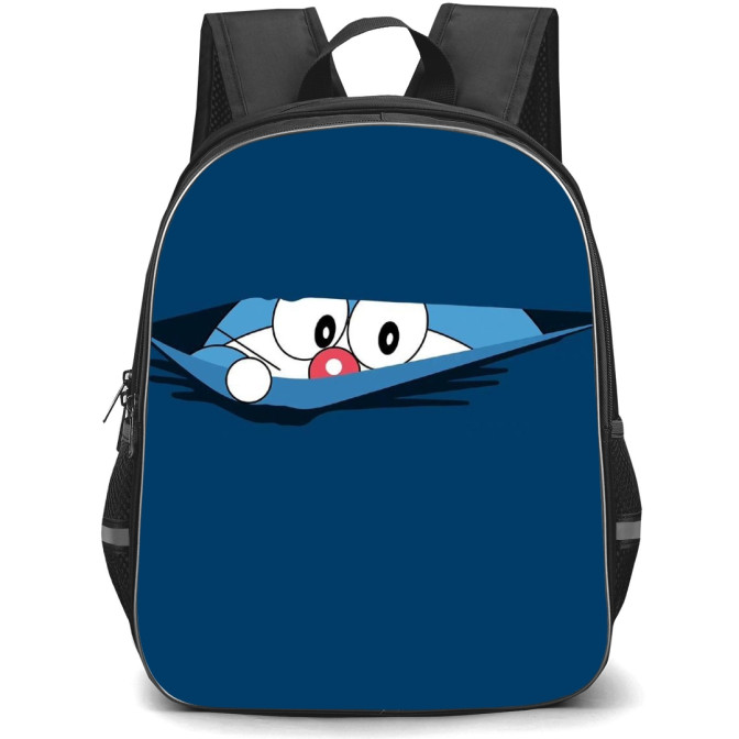 Doraemon School Backpack StudentPack - Doraemon Peeking Illustration ...