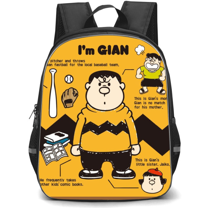 Doraemon Takeshi School Backpack StudentPack - Takeshi I'm Gian ...