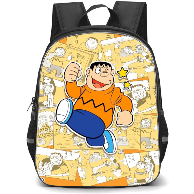 Doraemon Takeshi School Backpack StudentPack - Takeshi Sticker Art ...