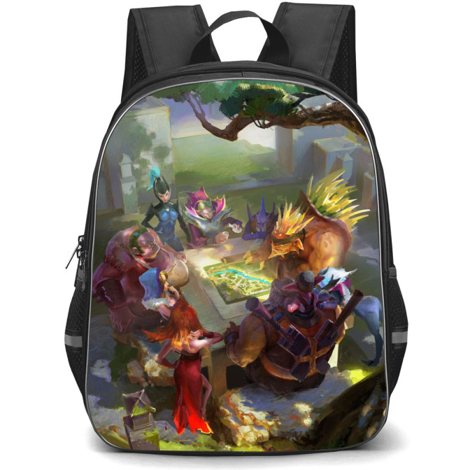 Dota 2 Collage Backpack StudentPack - Characters Group Finding in World ...
