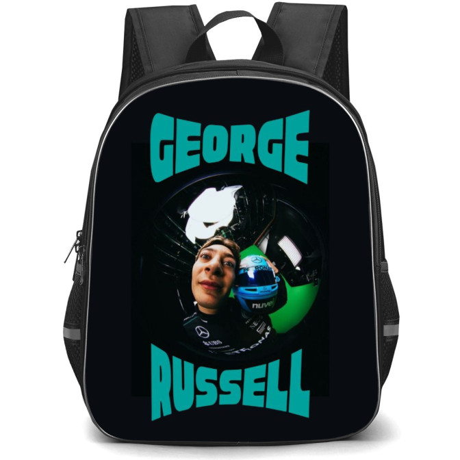 F1 Formula One George Russell Backpack StudentPack - Fisheye Poster ...