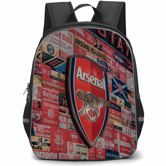 Arsenal FC School Backpack StudentPack - Arsenal FC Logo On Offical ...