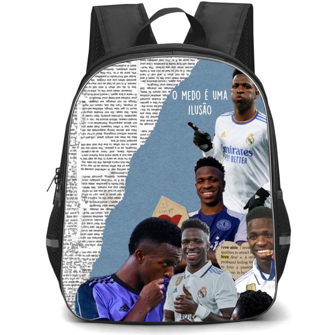 Vinicius Jr School Backpack StudentPack - Vinicius Jr Smiling Portrait ...